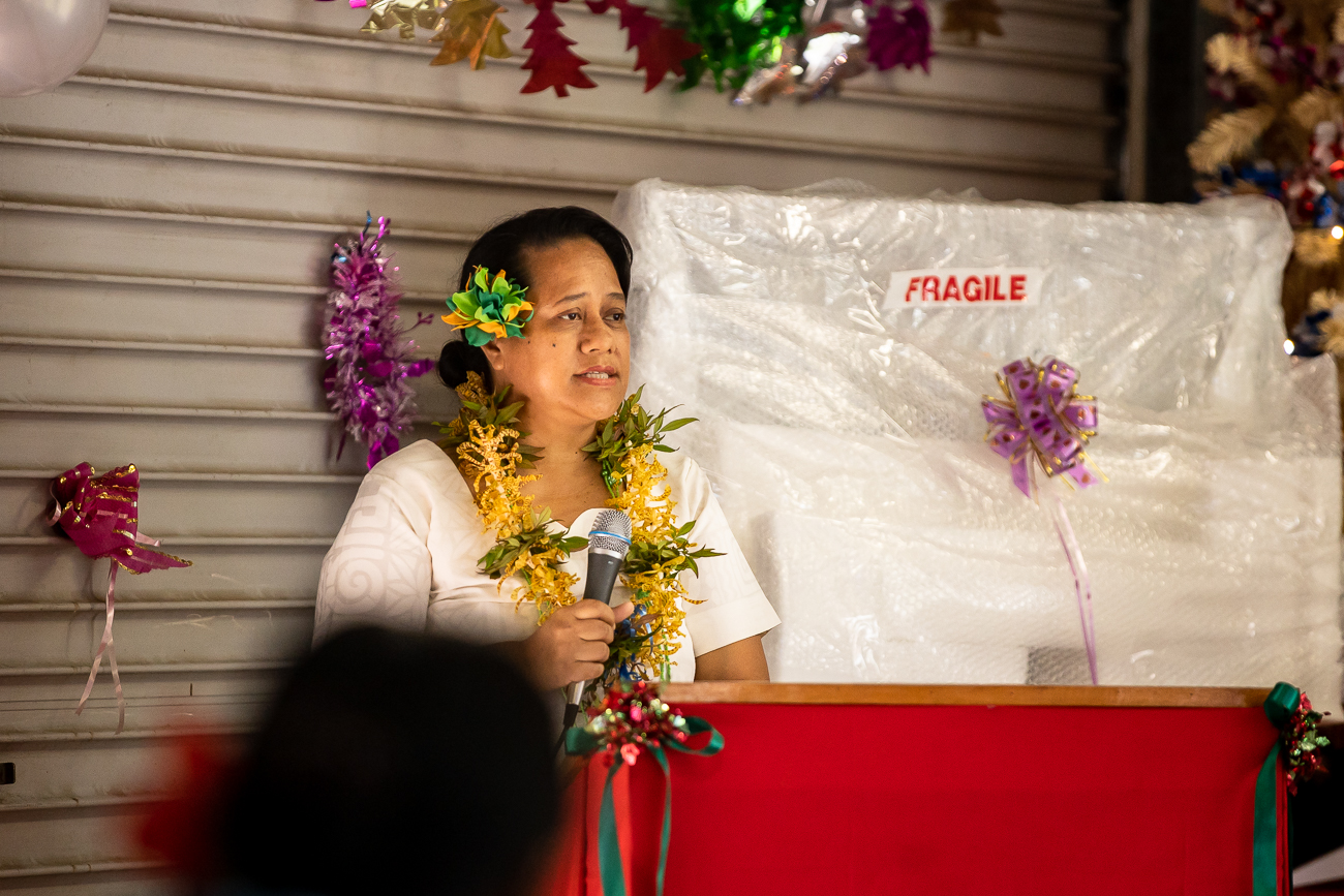 Samoa Observer | Aoga Fiamalamalama receives IT equipment from