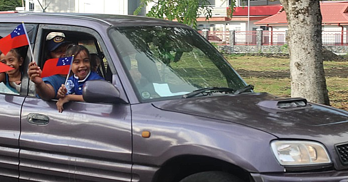 Samoa Observer | Car clubs in Savai'i in parade for Toa Samoa