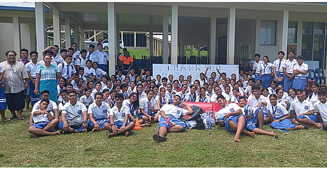 Samoa Observer | Chanel College, St. Peter receive donation