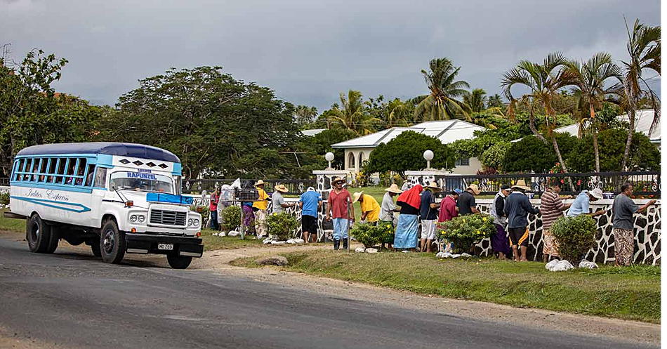 Samoa Observer | Church Ministers lead from the front at Faleula