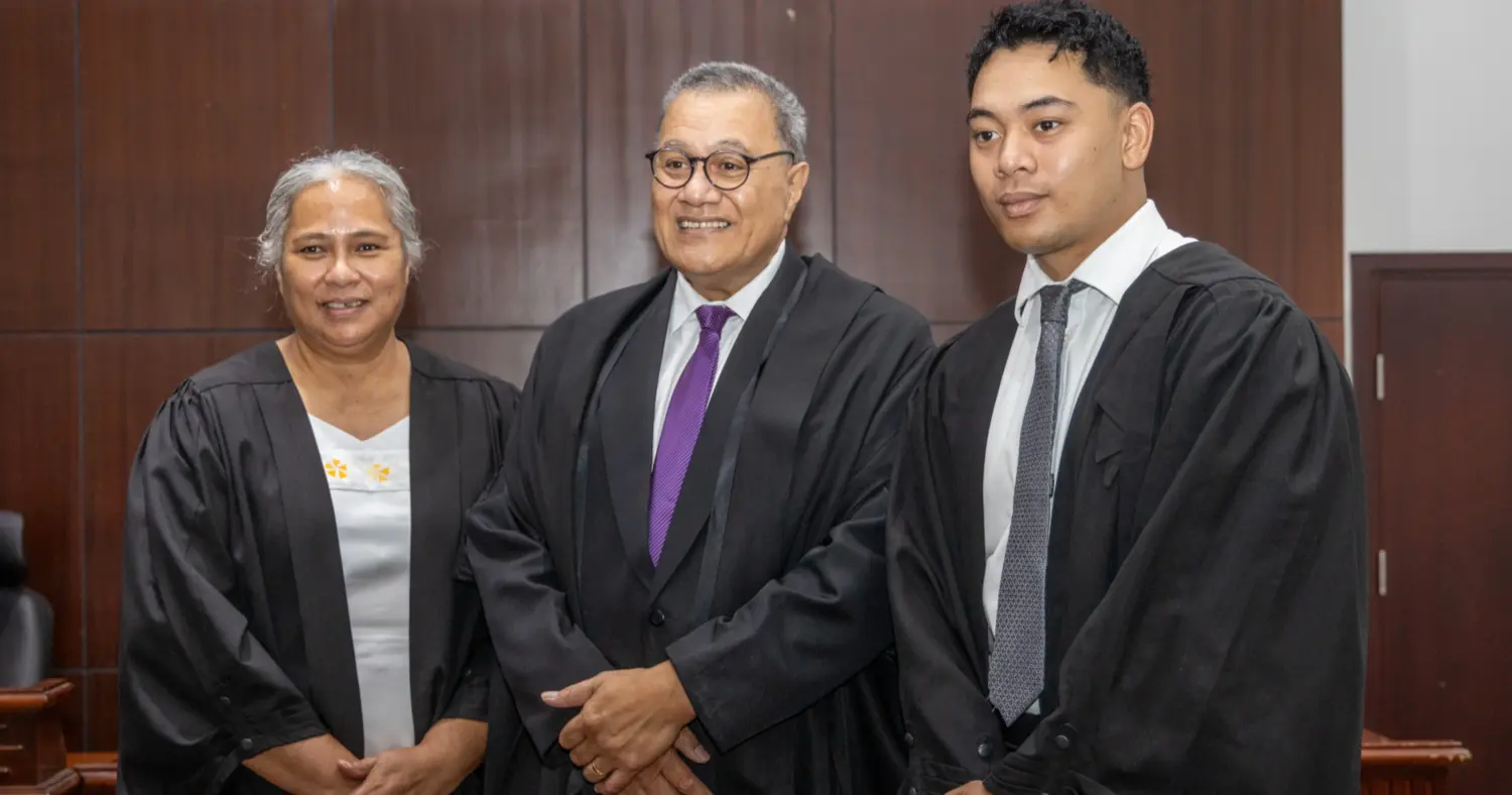 Samoa Observer | New lawyers proud to serve Samoa