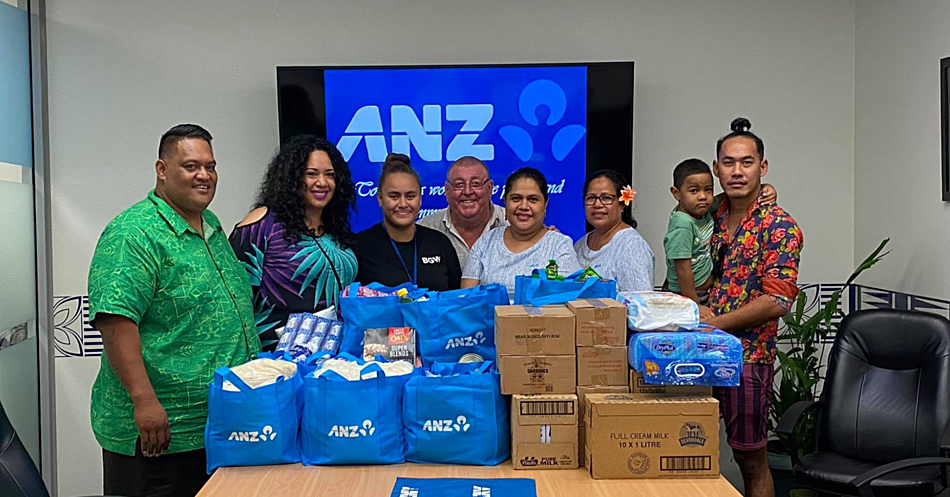 Samoa Observer | ANZ Bank gives food for families in need