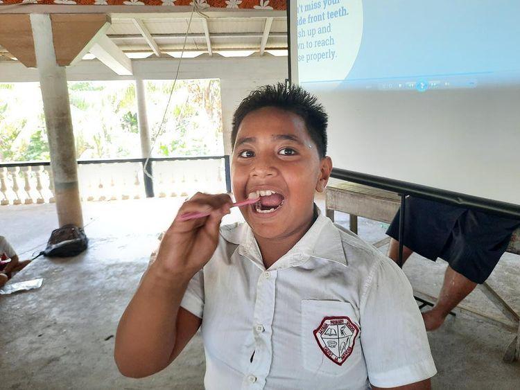 Samoa Observer | Sataua Primary marks Tooth Brushing Day