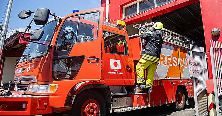 Samoa Observer | Samoa's firefighters join global celebration