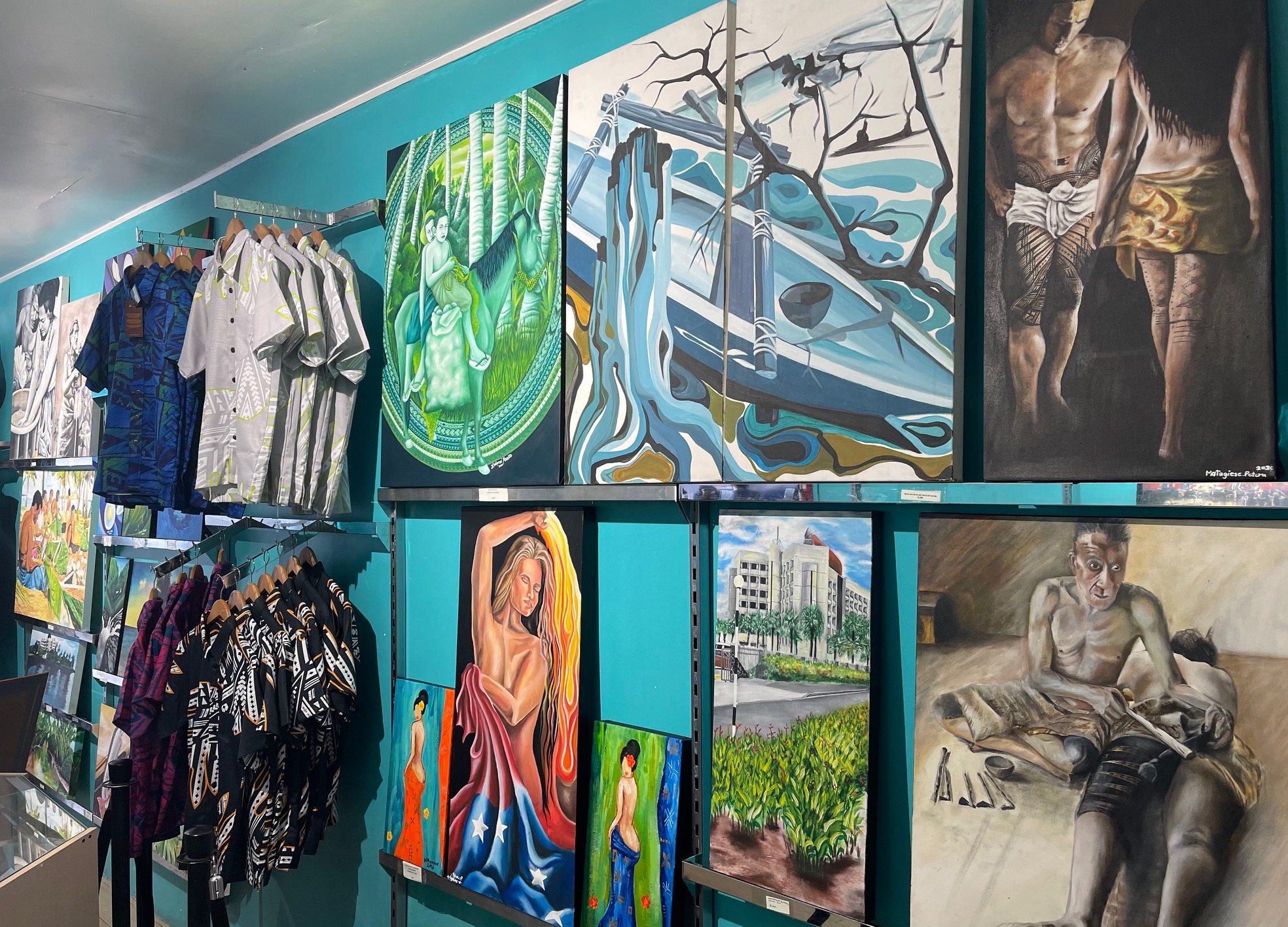 Samoa Observer | Eveni Carruthers unveils young artists' exhibition