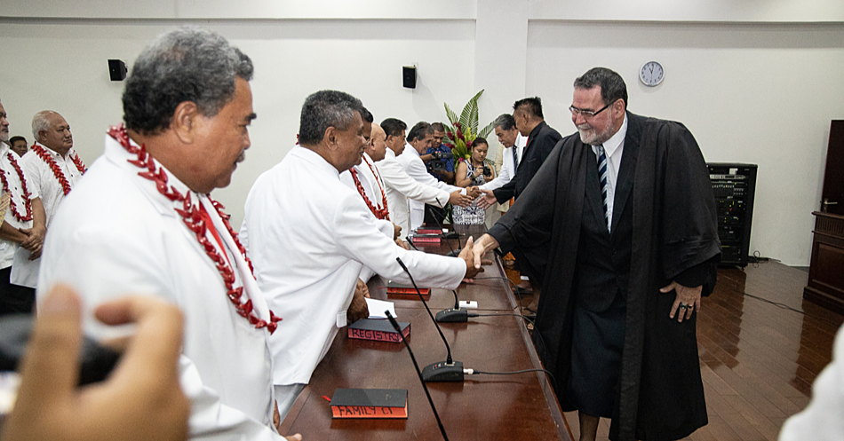 Samoa Observer | Seven new L.T.C. Judges sworn in