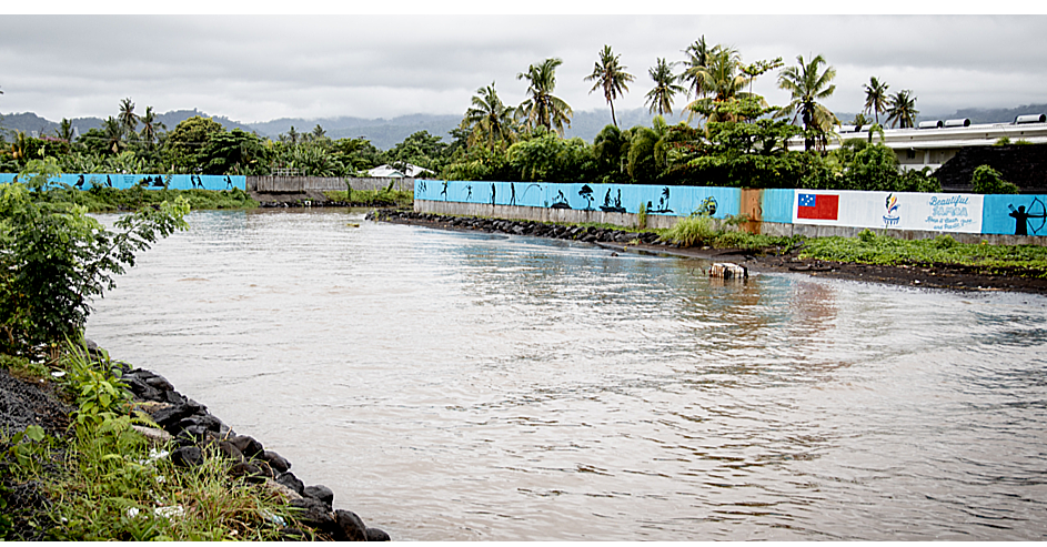 Samoa Observer | Third dam underway at Vaisigano River
