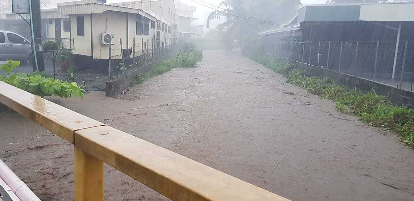 Samoa Observer | Safety warning as heavy rain brings flooding,