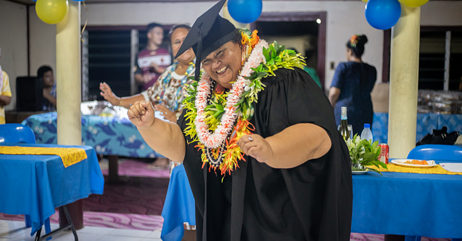 Samoa Observer | Graduate's success recognised in Savaia